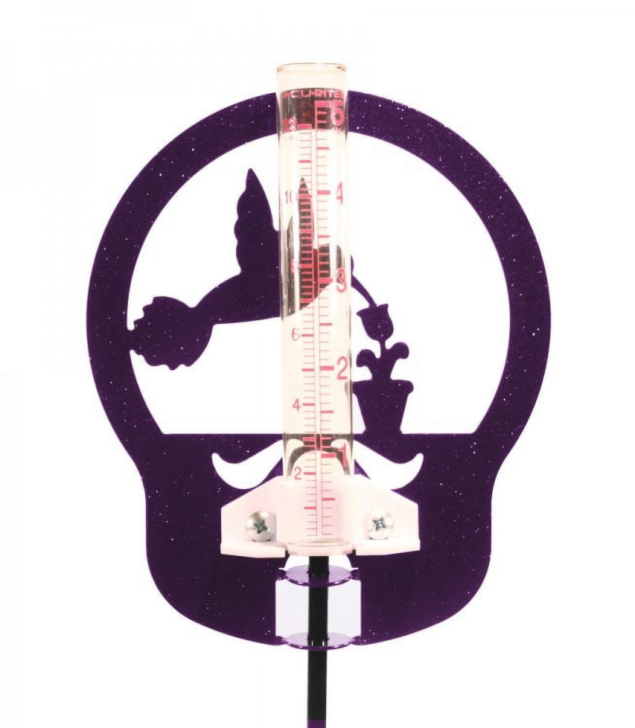 Hummingbird Rain Gauge Purple - Walmart.com