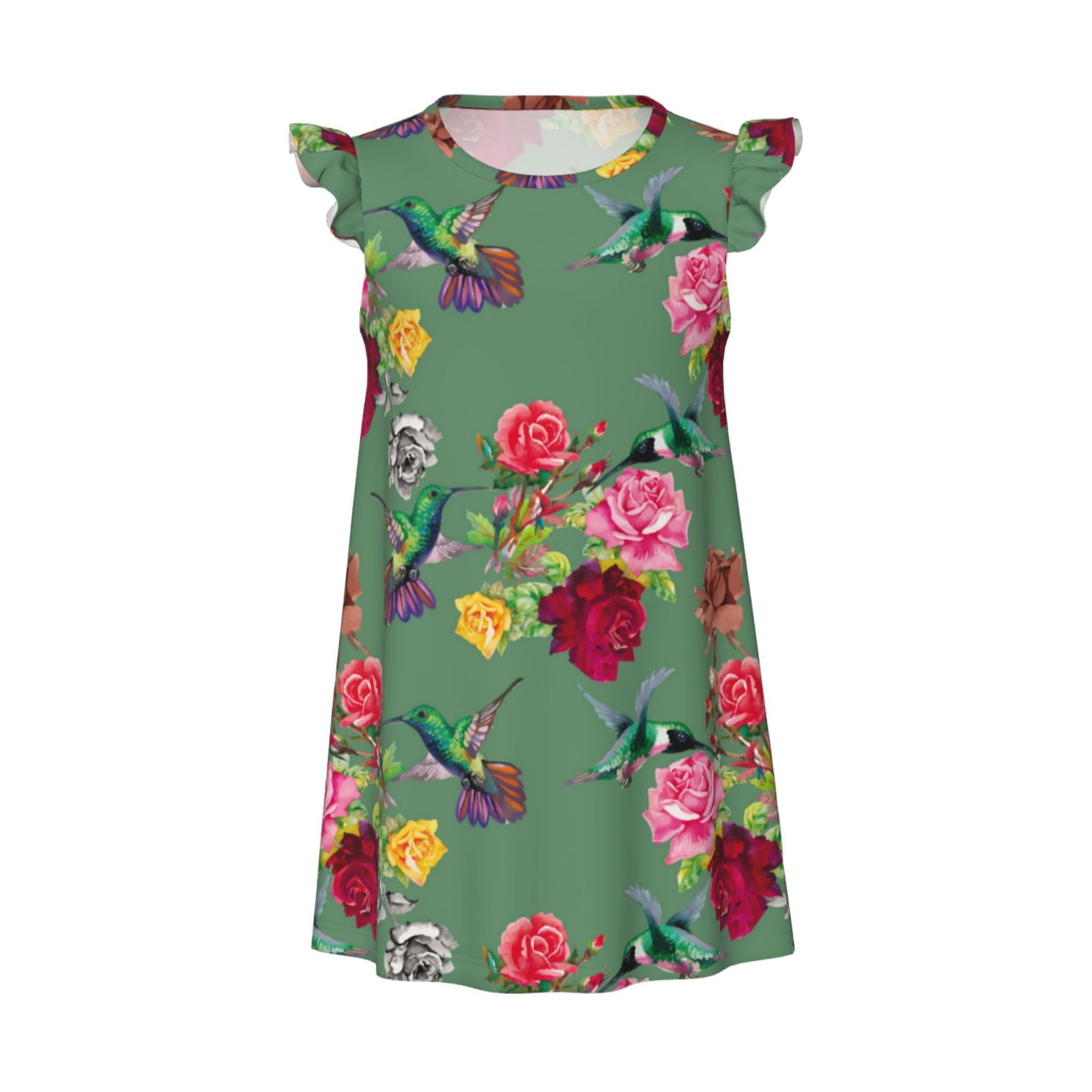 Hummingbird Rose Girls Nightgowns, Pajamas for Girls, Soft Flutter ...