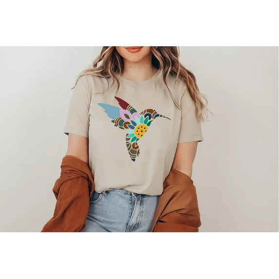 Hummingbird Shirt, Watercolour Birds T-shirt, Nature Tee, Watercolor ...