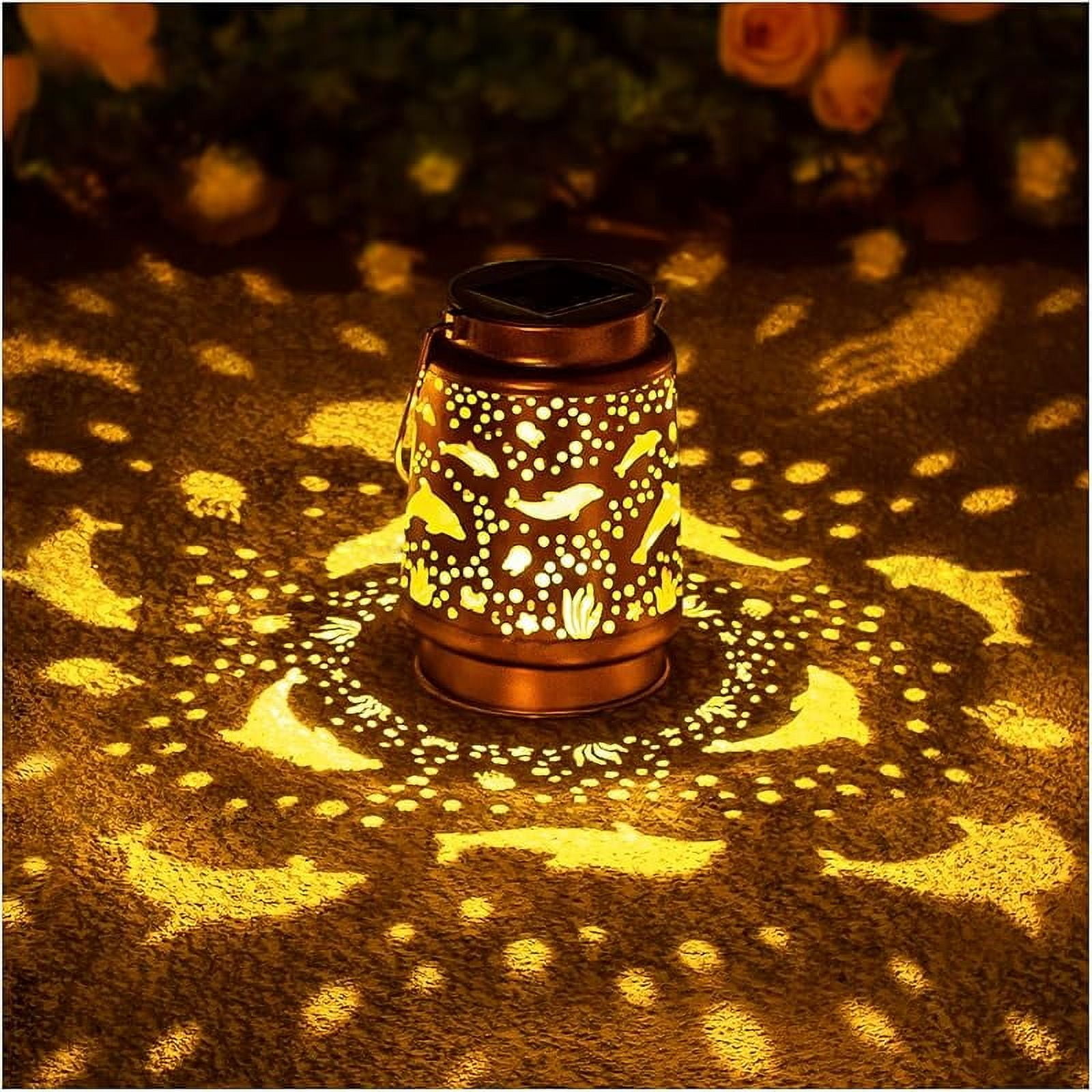 Hummingbird Solar Lanterns Outdoor Waterproof Hanging Solar Lights ...