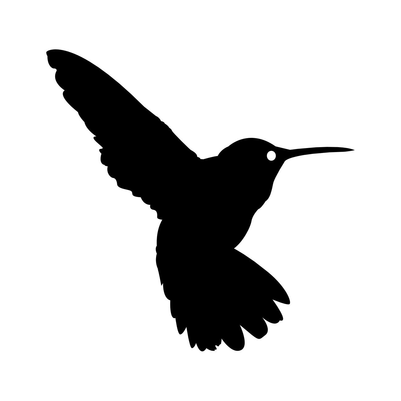 Hummingbird Sticker Decal Die Cut - Self Adhesive Vinyl - Weatherproof ...