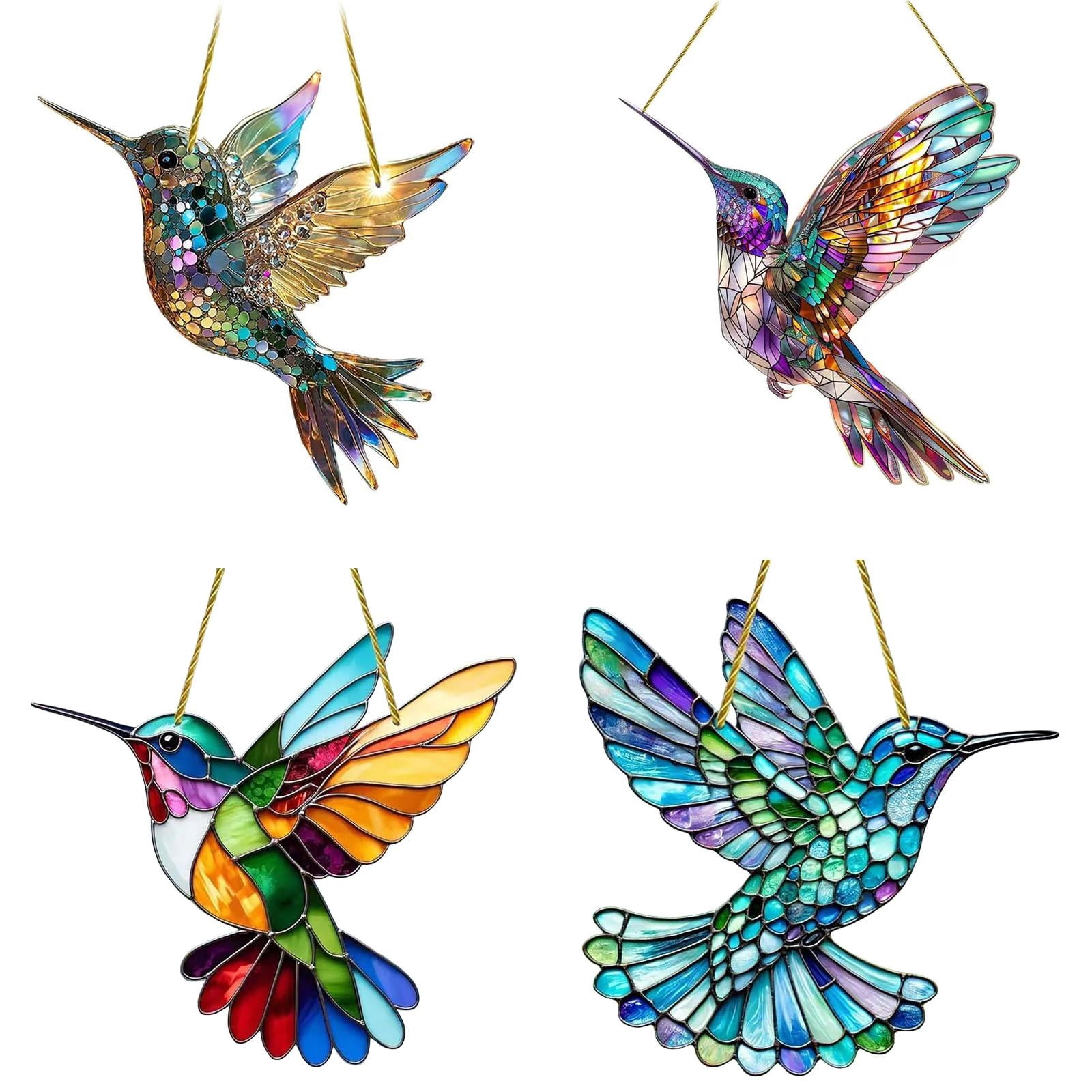 Hummingbird Suncatchers for Windows – Cute Acrylic Bird Sun Catchers ...