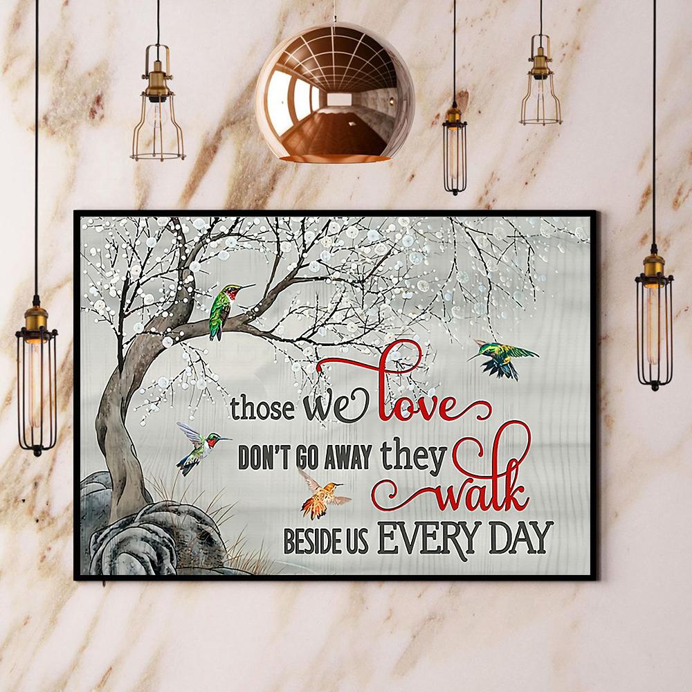 Hummingbird Those We Love Don'T Go Away Paper Poster No Frame Matte Wall Art Decor 11 x 17 Inch ...