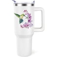 Hummingbird Tumbler 40oz Stainless Steel Hummingbird Cup with Handle ...