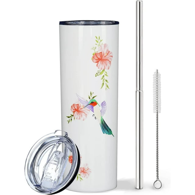 Hummingbird Tumbler - Hummingbird Gifts for Women -Watercolor Tumbler ...