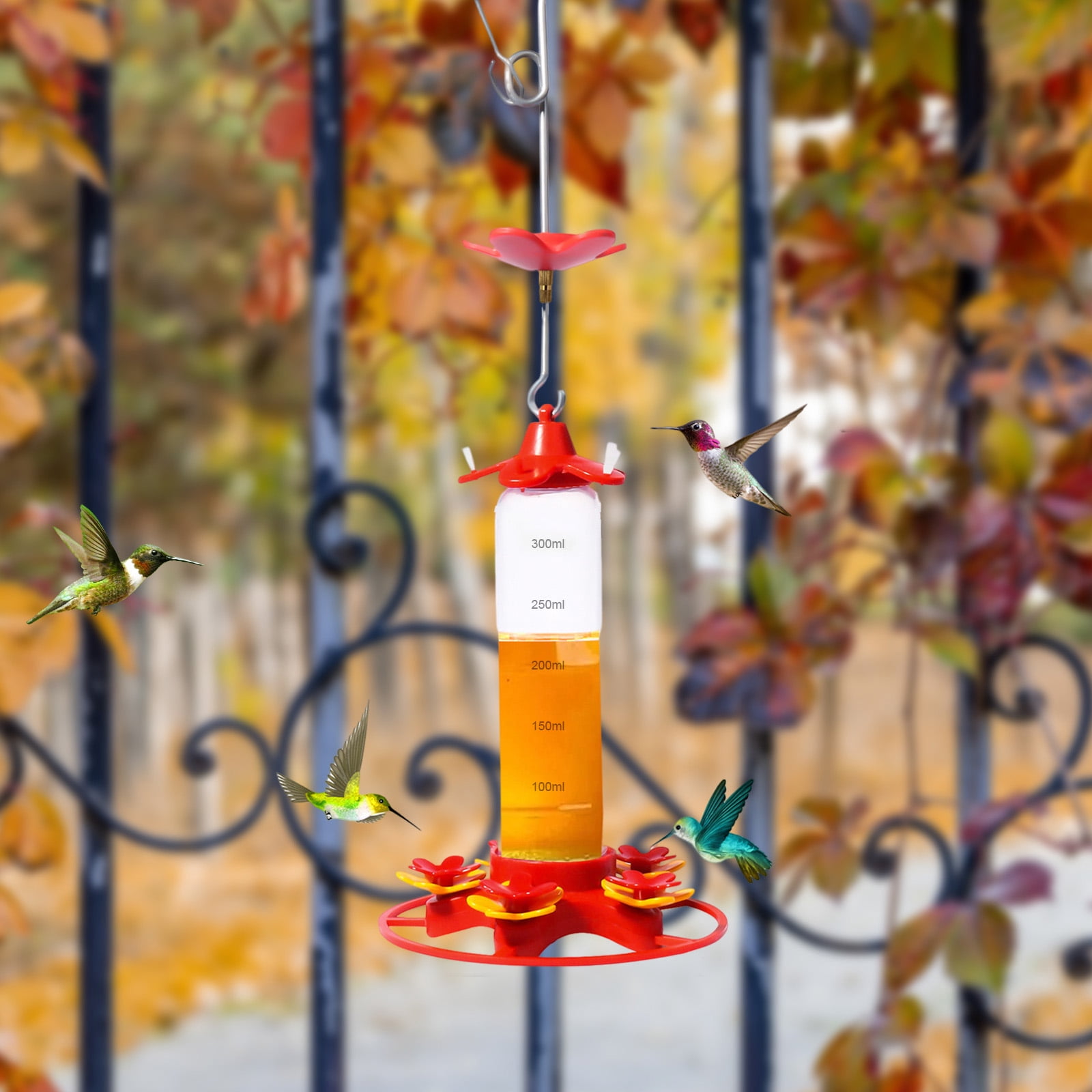 Hummingbird Water Feeder Hanging Honey Water Bird Feeder Anti-ants ...