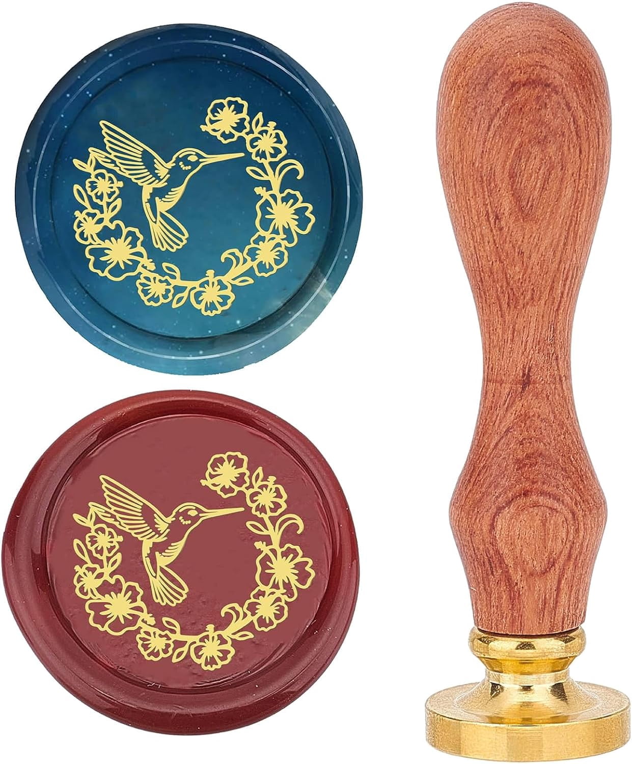 Hummingbird Wax Seal Stamp 25mm Flower Animal Sealing Wax Stamps Retro ...