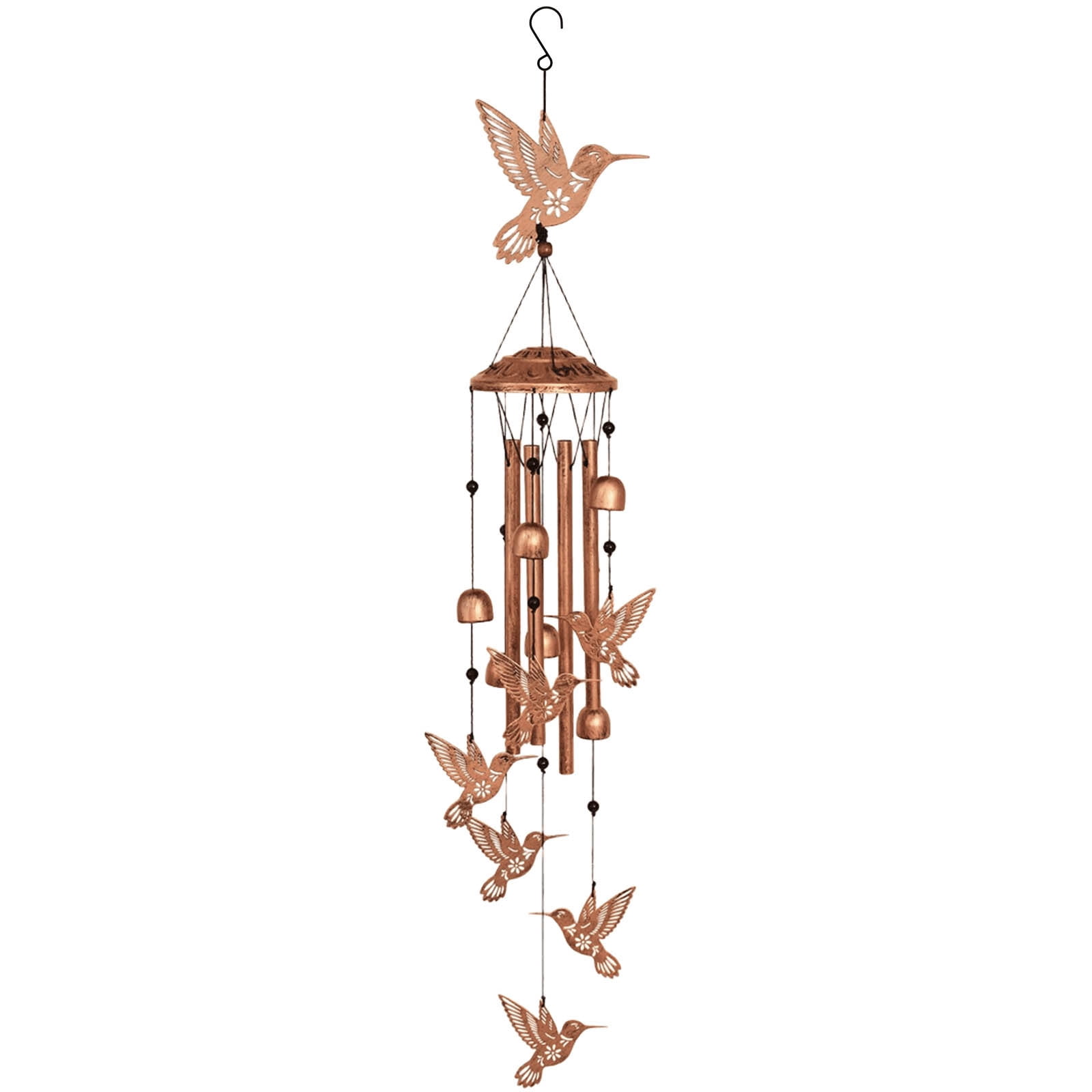Hummingbird Wind Chimes for Outside, Metal Windchimes, Hummingbird ...