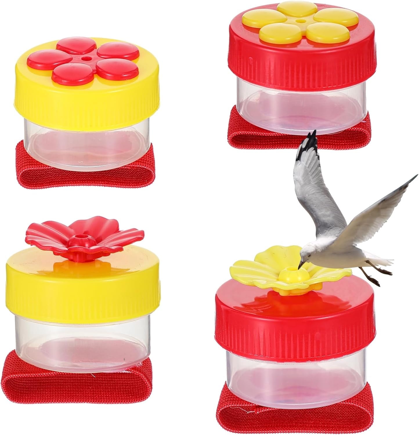 Hummingbird Wrist Feeder, 4 Pieces Handheld Hummingbird Feeders With ...