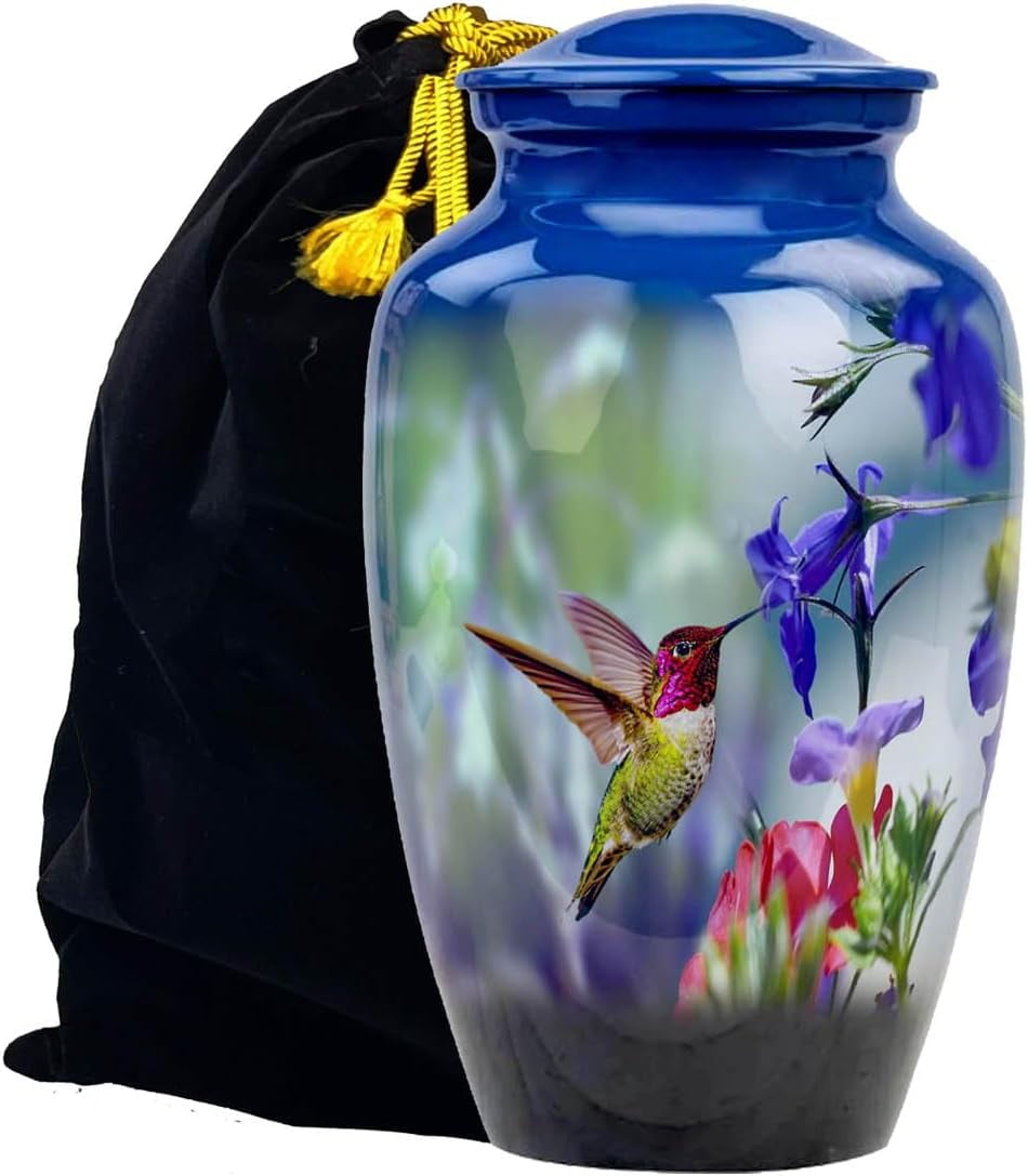 Hummingbird urn, Cremation Urn, Memorial Urn, Urn for Ashes, Urn ...