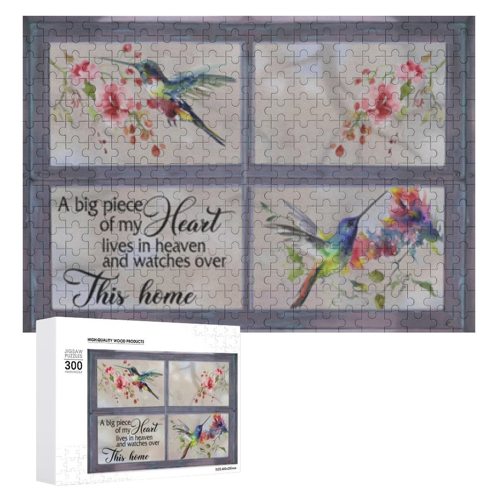 Hummingbirds 300 Piece Jigsaw Puzzle for Adults and Families - A Big ...