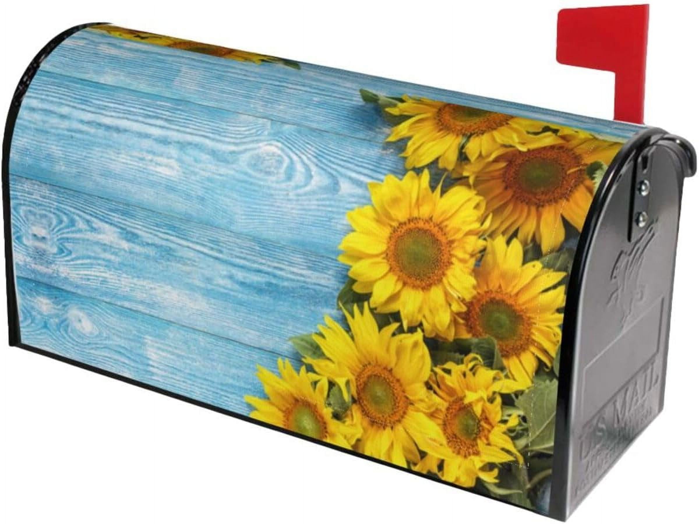 Hummingbirds Birds Spring Summer Red Flowers Blossom Mailbox Covers ...