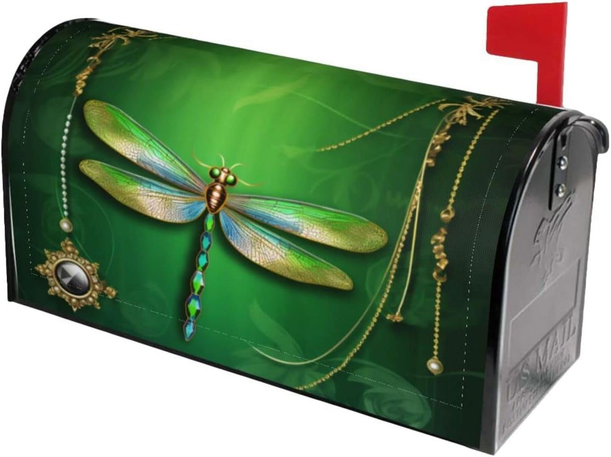 Hummingbirds Birds Spring Summer Red Flowers Blossom Mailbox Covers ...