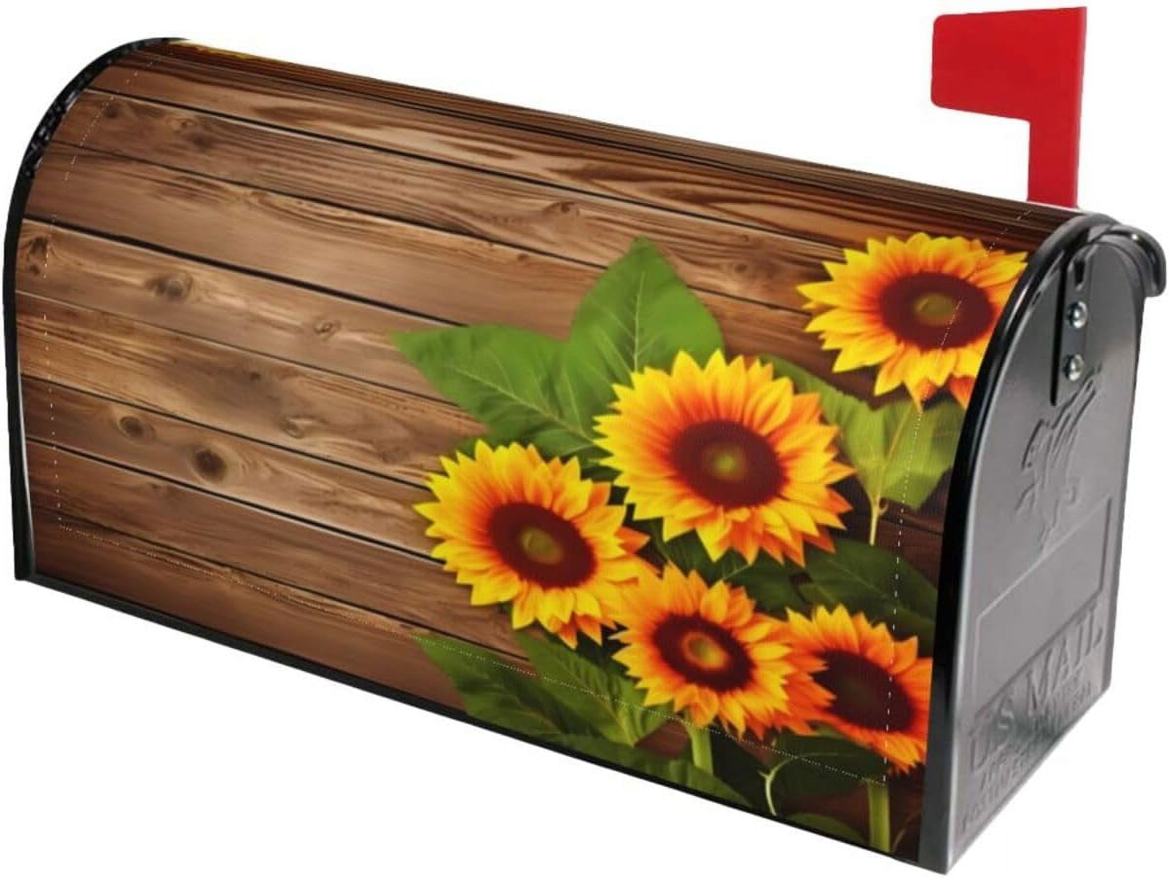 Hummingbirds Birds Spring Summer Red Flowers Blossom Mailbox Covers ...