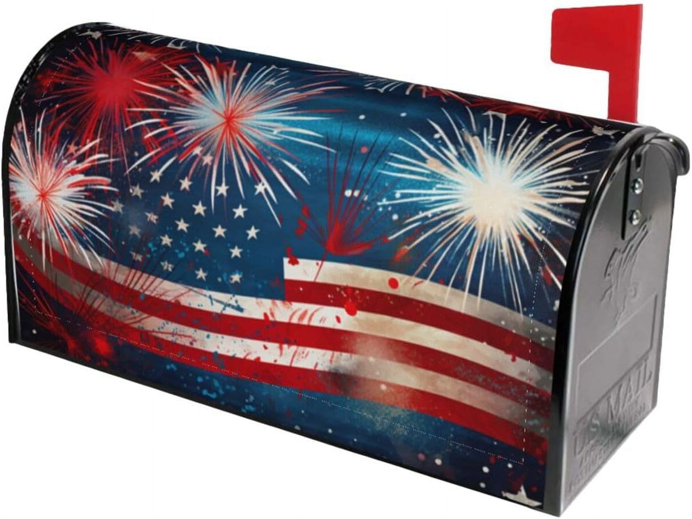 Hummingbirds Birds Spring Summer Red Flowers Blossom Mailbox Covers ...