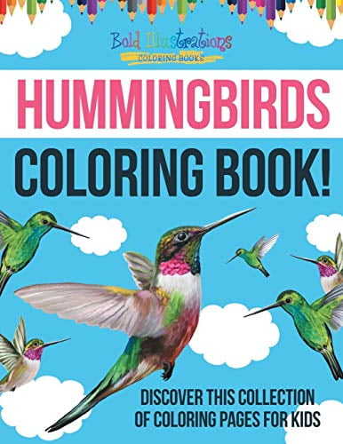 Pre-Owned Hummingbirds Coloring Book! Discover This Collection Of ...