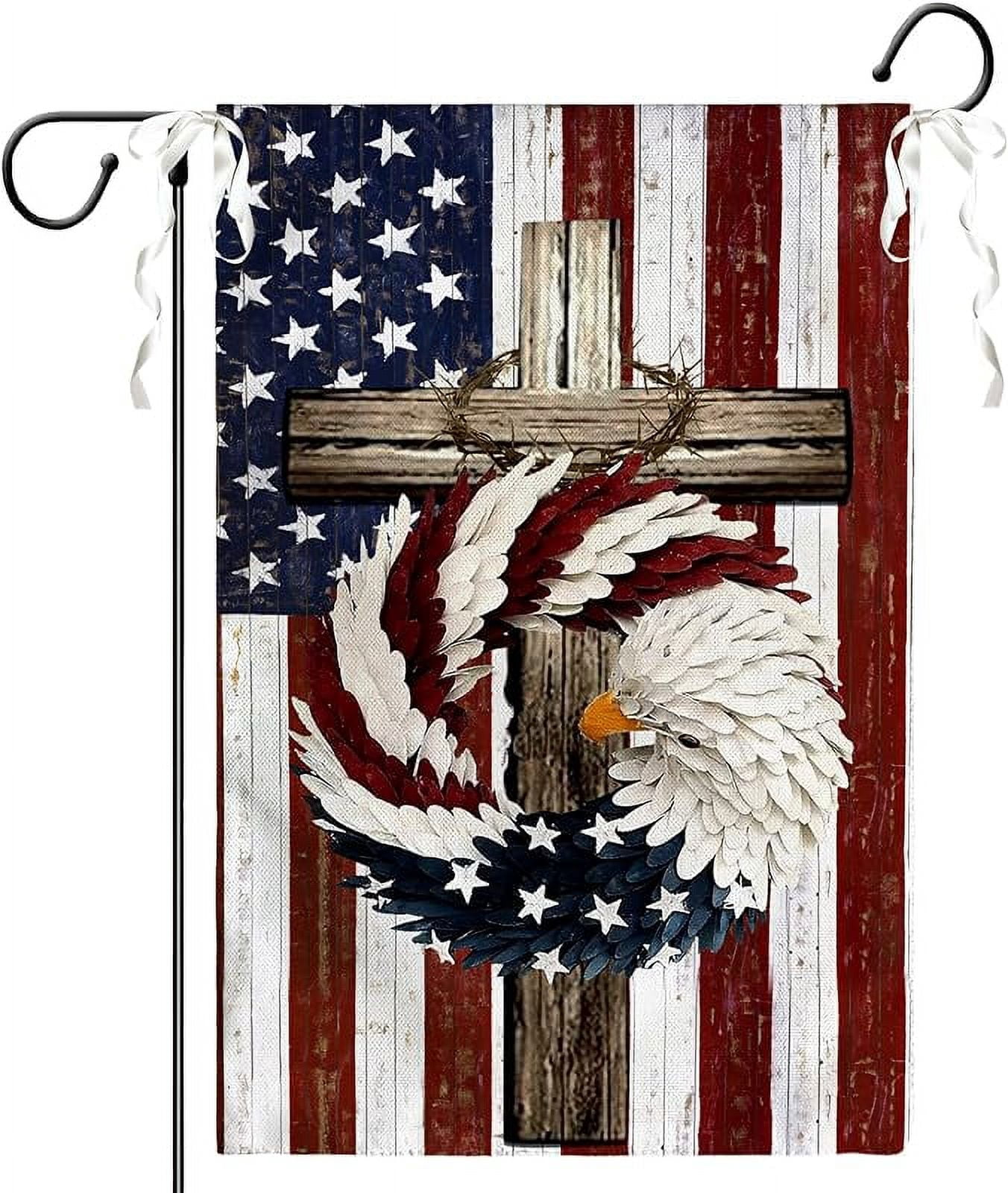 Hummingbirds Garden Flag Double Sided Blue and Red Iris Yard Flag ...