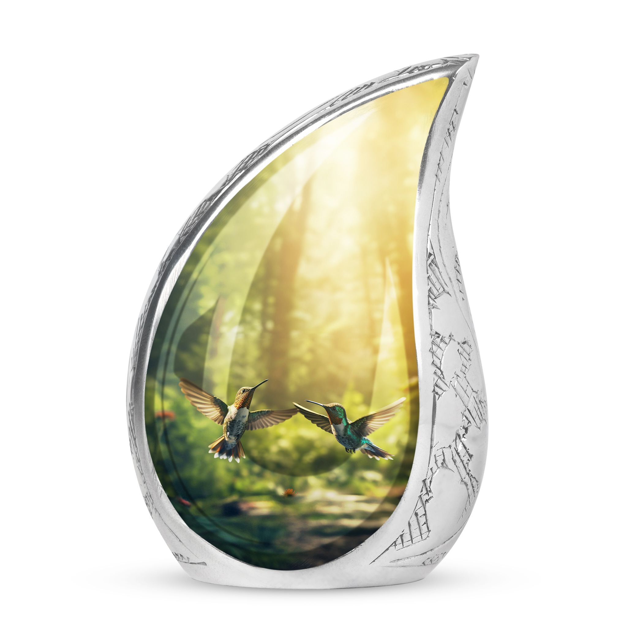 Hummingbirds Urns for Ashes Adult Male, Cremation Urn for Men, Funeral ...