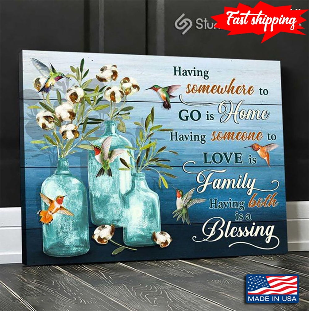 Hummingbirds & White Cotton Flowers Having Somewhere To Go Is Home ...