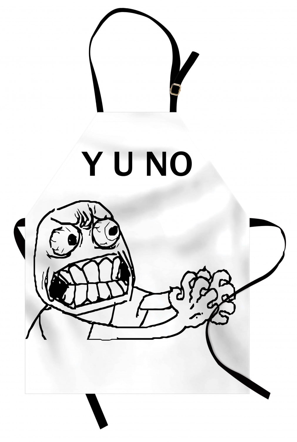 Humor Apron Mascot Rage Guy Meme Face Figure with Big Eyes Full of ...