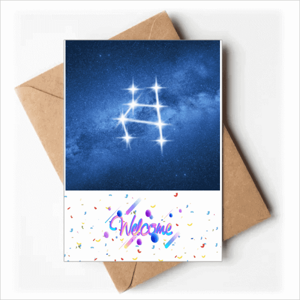 Humor Beautiful Lucky Stars Welcome Back Greeting Cards Envelopes Blank ...