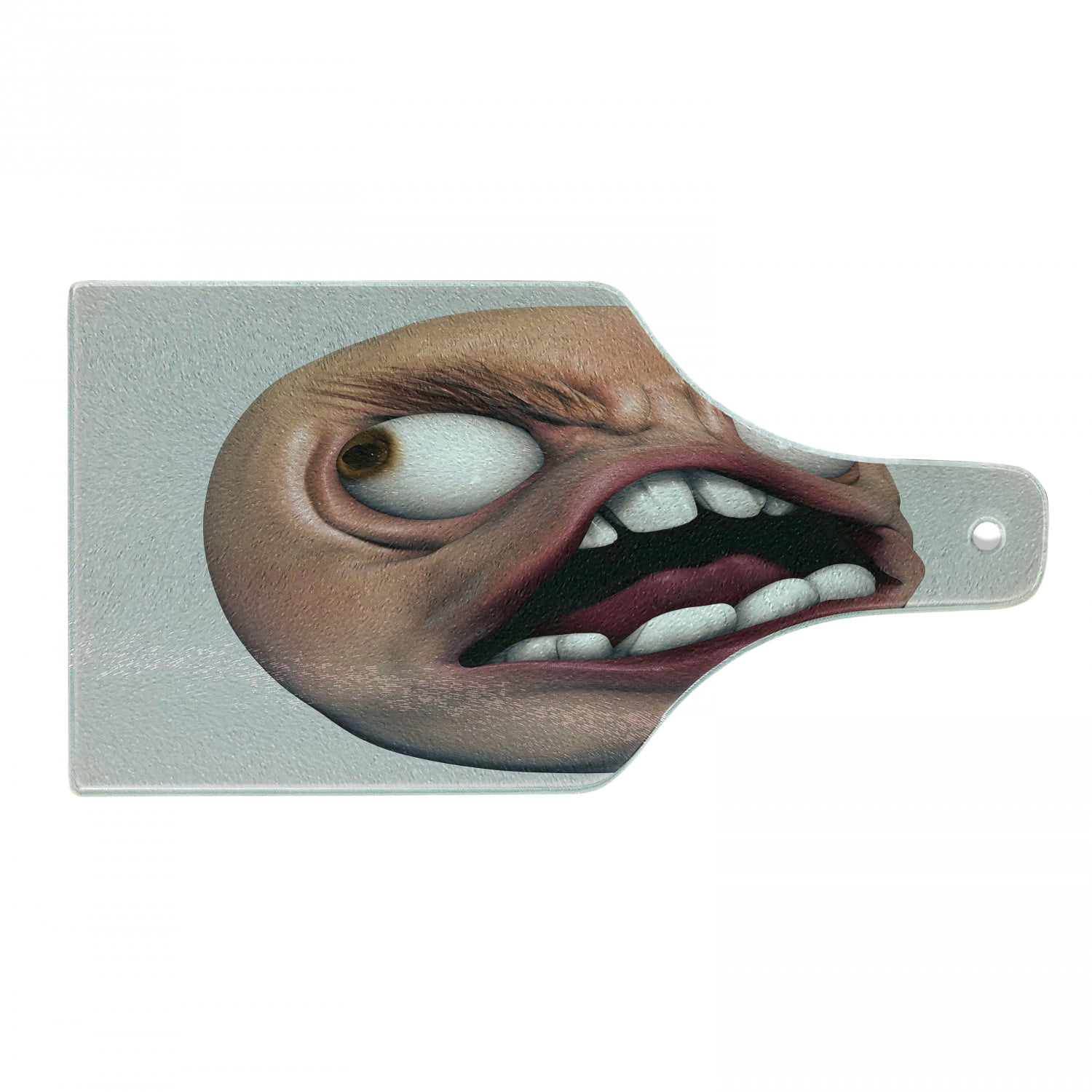 Humor Cutting Board, Angry Rage Guy Meme Bad Hair Day Late Work ...