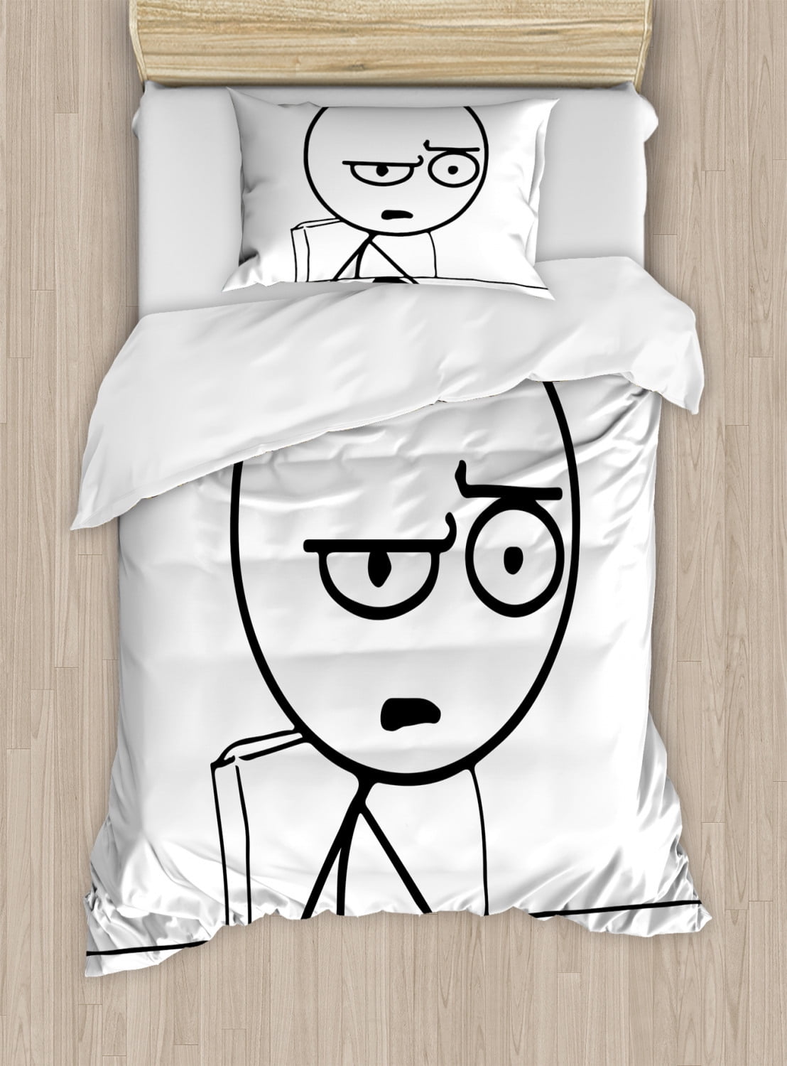 Humor Duvet Cover Set Twin Size, So What Guy Meme Face Best Avatar WTF ...