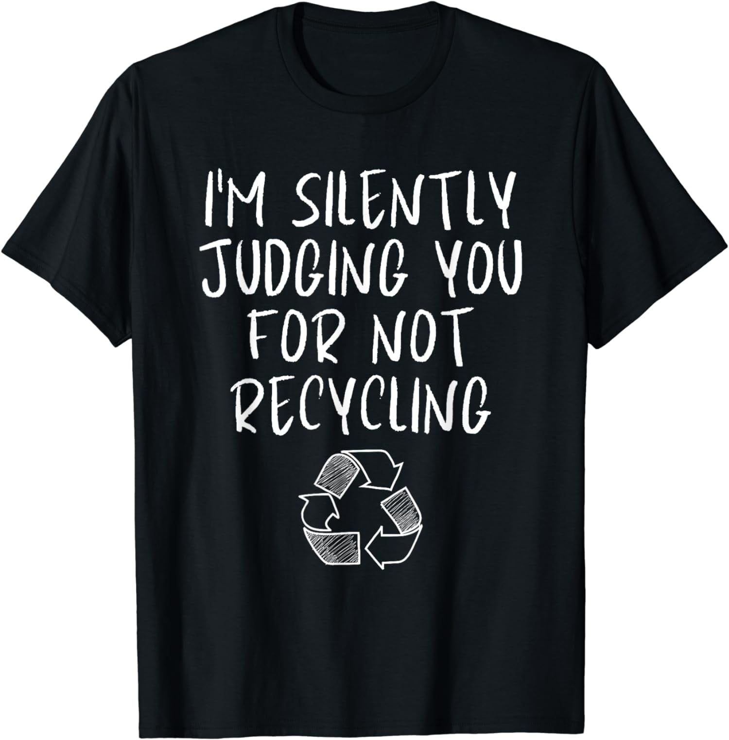 Humor Environmental Awareness Vintage Recycling Earth Day T-Shirt ...