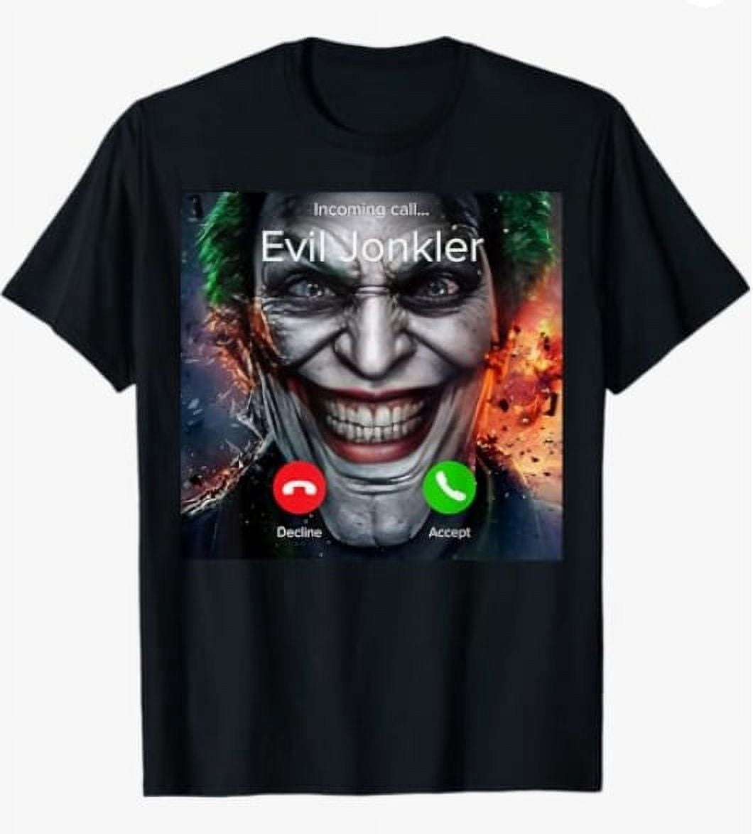 Humor Horror Incoming Call From Evil Jonkler Halloween T-Shirt ...