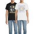Humor Men's & Big Men's Take It Easy and Radiate Positivity Graphic T ...