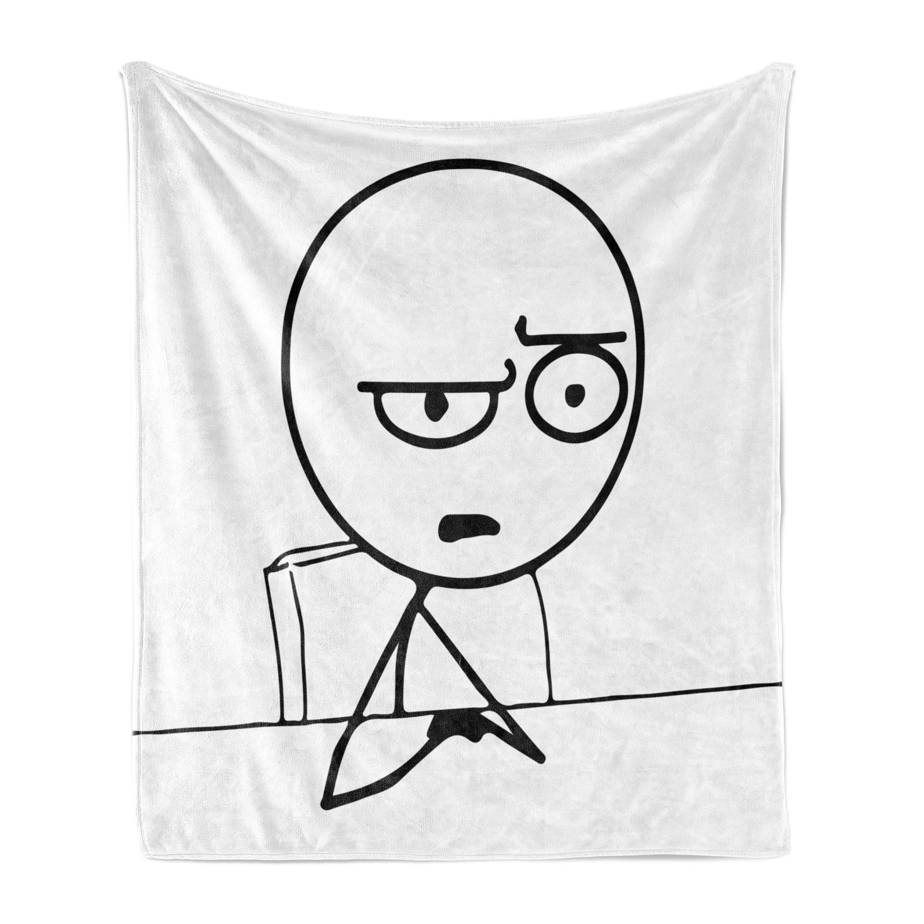 Humor Soft Flannel Fleece Throw Blanket, So What Guy Meme Face Best ...
