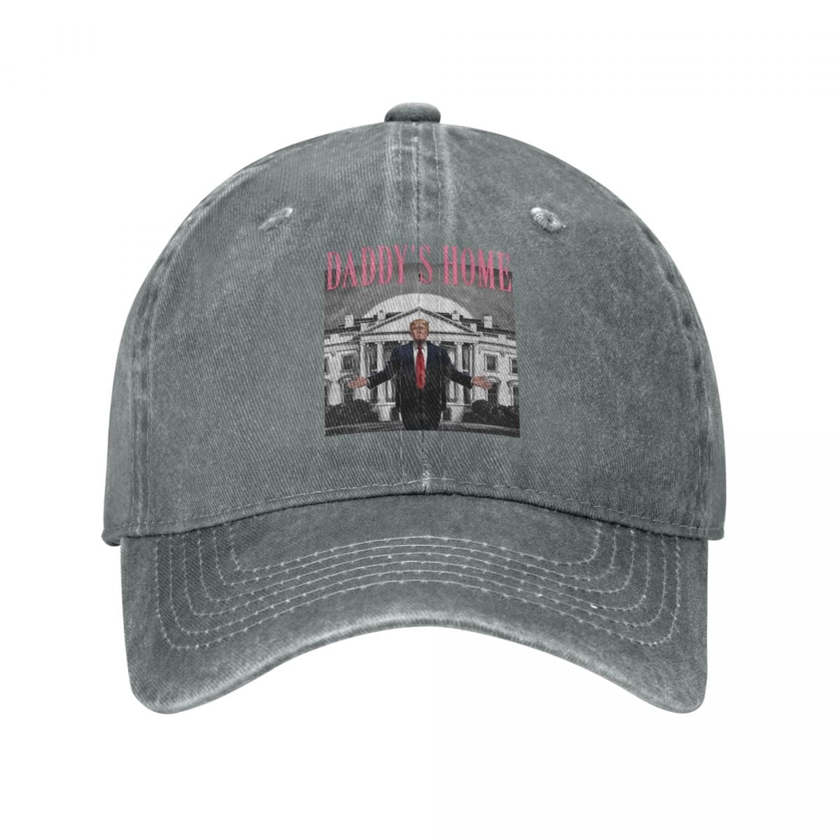 Humor Trump Pink Daddys Home 2024 Outfit Men Women Trucker Hat ...