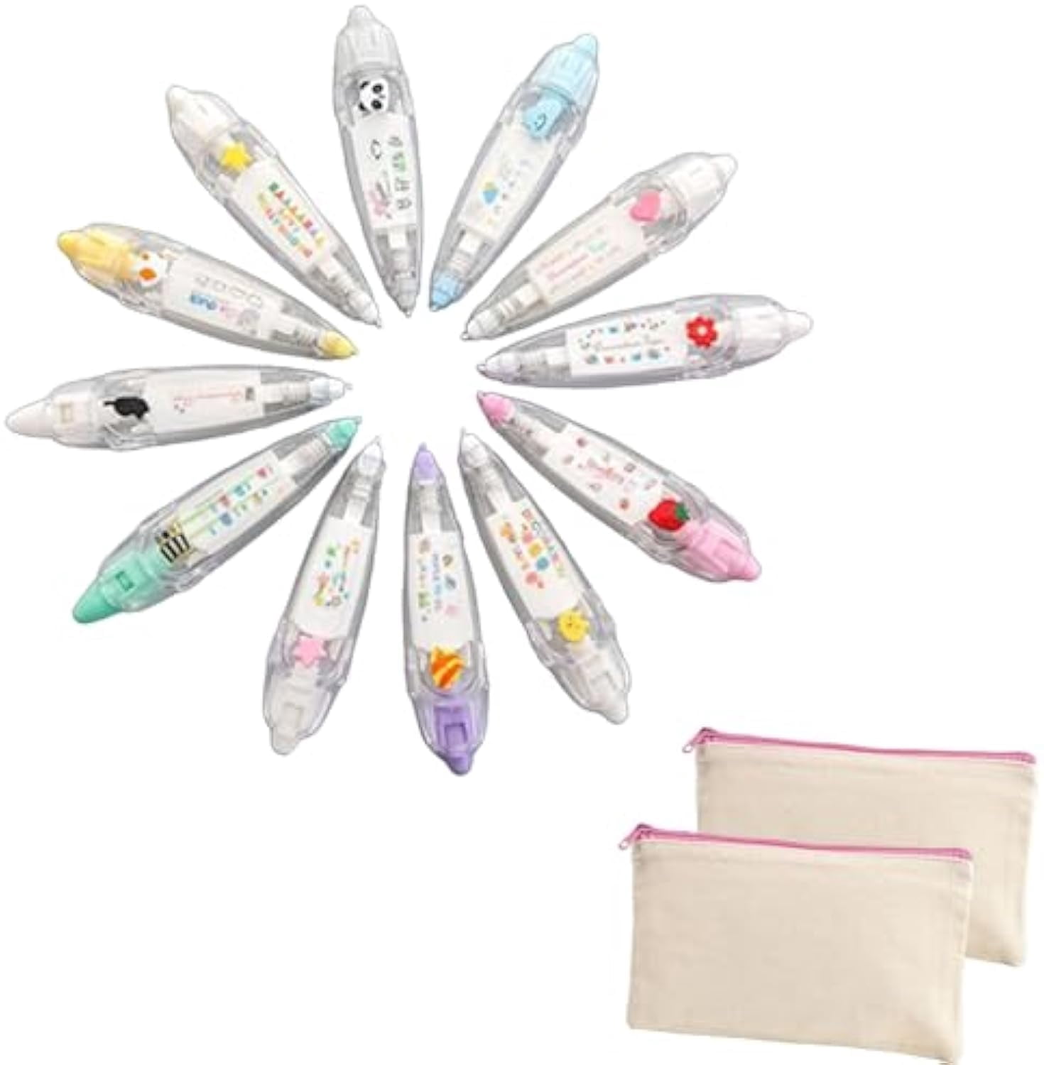 Humorouis Decorative Pens,DIY Cute Animals Press Type Decorative Pen ...