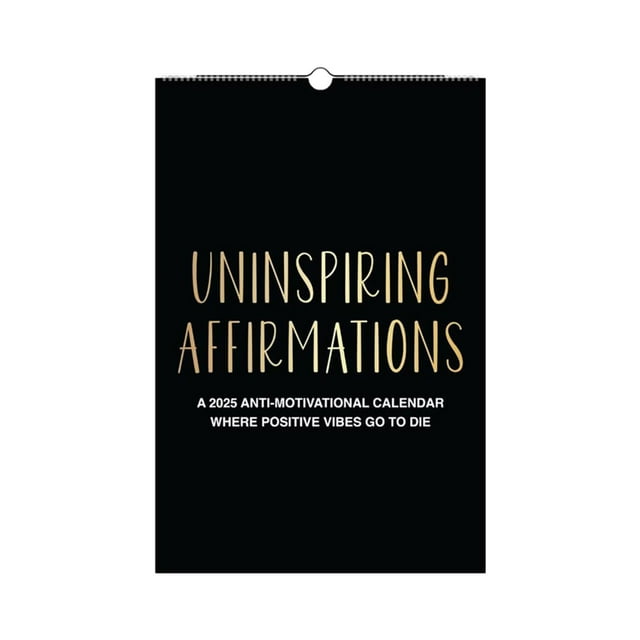 Humorous 2025 Ironic Wall and Desk Calendars – White Elephant Prank ...