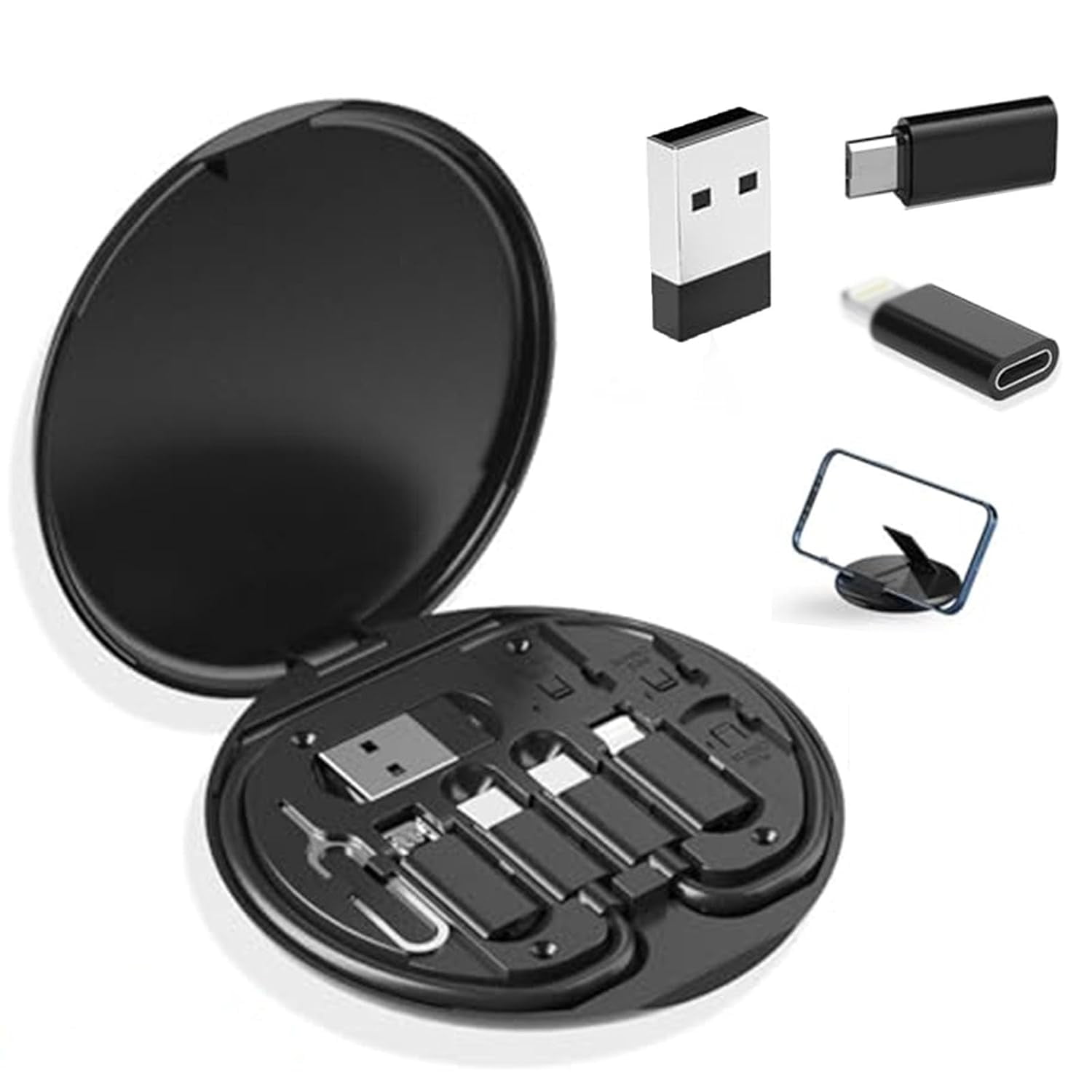 Humorous 9 in 1 Cable Case, 9 in 1 Cable Charger Case, USB C to USB ...