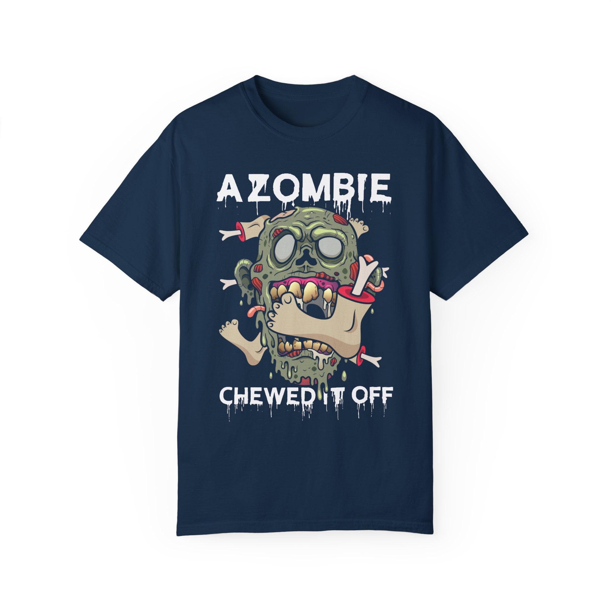 Humorous A Zombie Chewed It Off Amputated Legs Arms Sayings Novelty ...