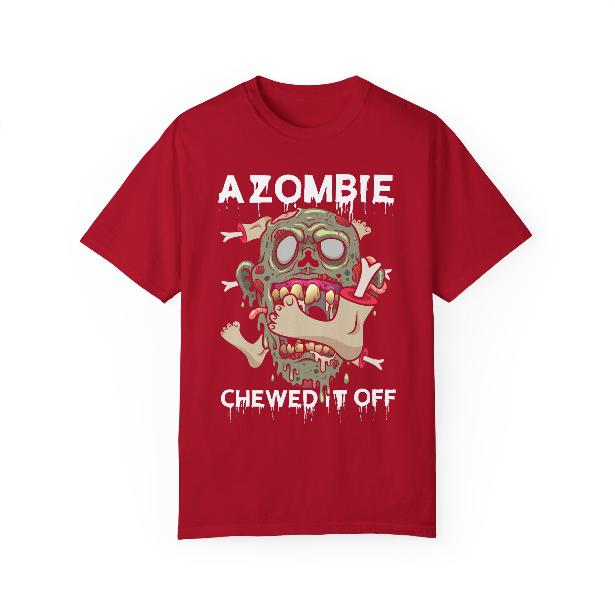 Humorous A Zombie Chewed It Off Amputated Legs Arms Sayings Novelty ...