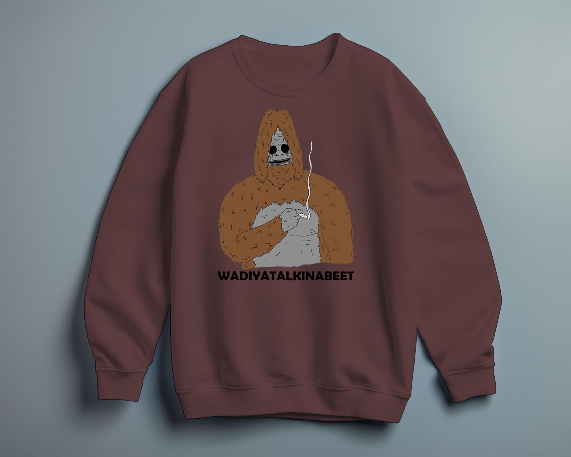 Humorous Bigfoot Graphic Tee Perfect for Fans of Quirky Gifts Comfy ...