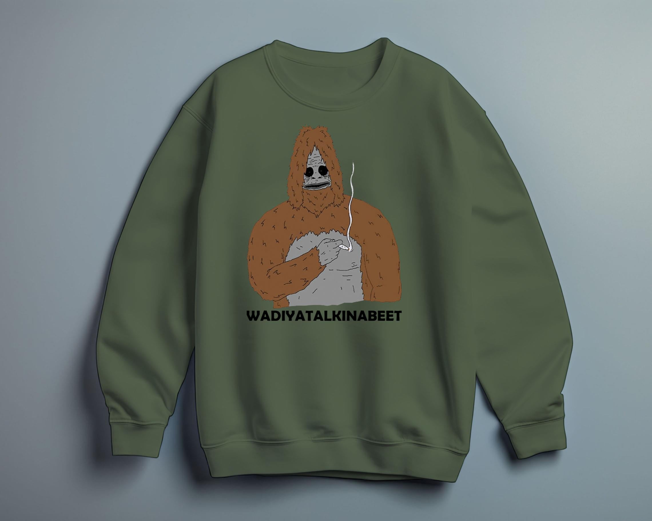 Humorous Bigfoot Graphic Tee Perfect for Fans of Quirky Gifts Comfy ...