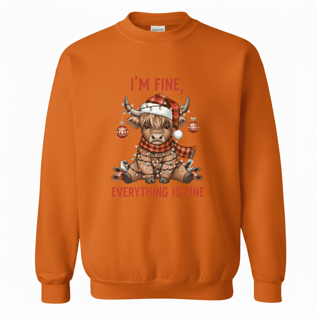 Humorous Chaos Calm Fine Everything Funny Holiday Stress Meme ...