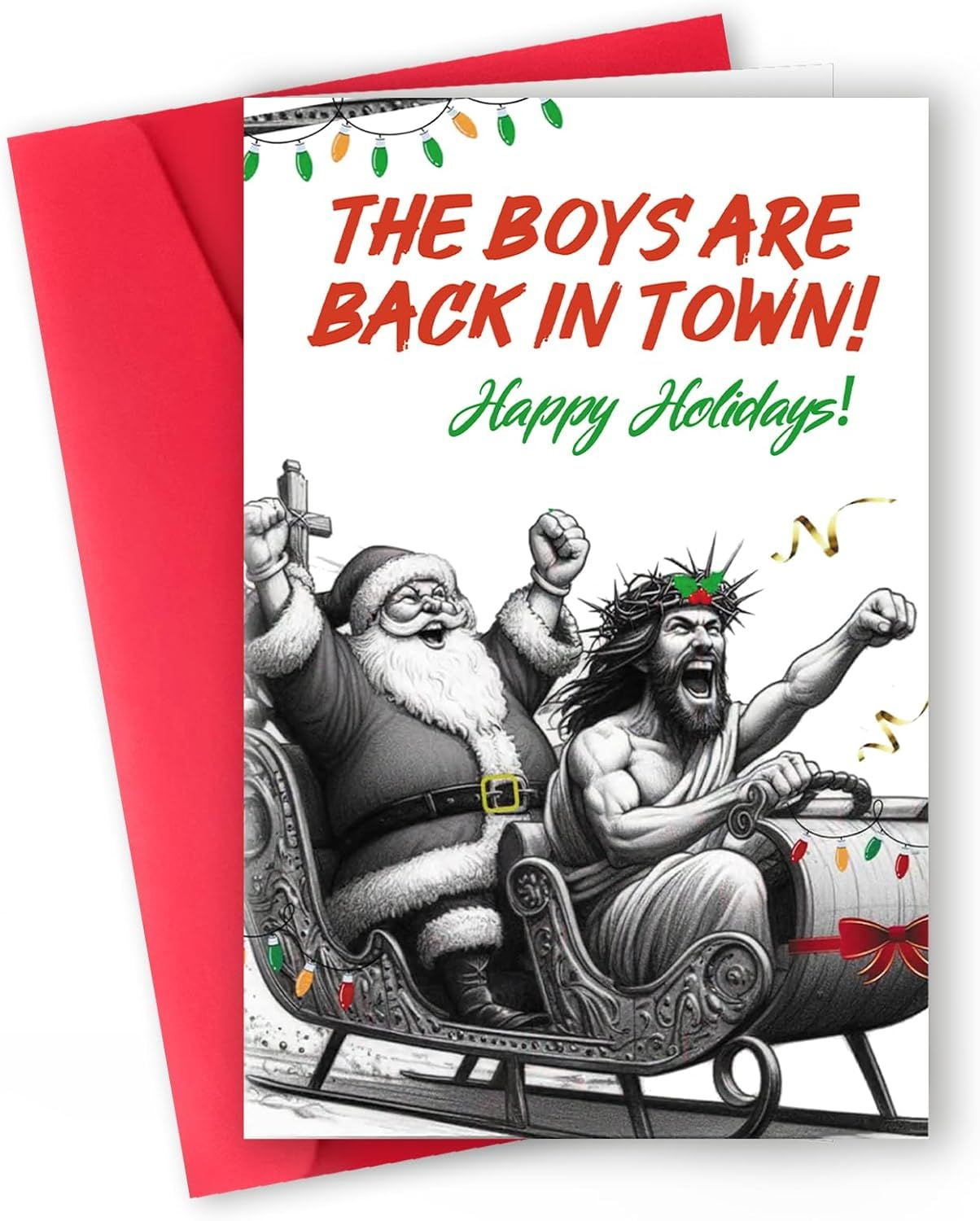 Humorous Christmas Card for Husband, Boyfriend, Dad, or Male Friend ...