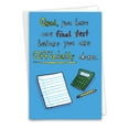 Humorous Graduation Greeting Card with 5 x 7 Inch Envelope - Lined ...