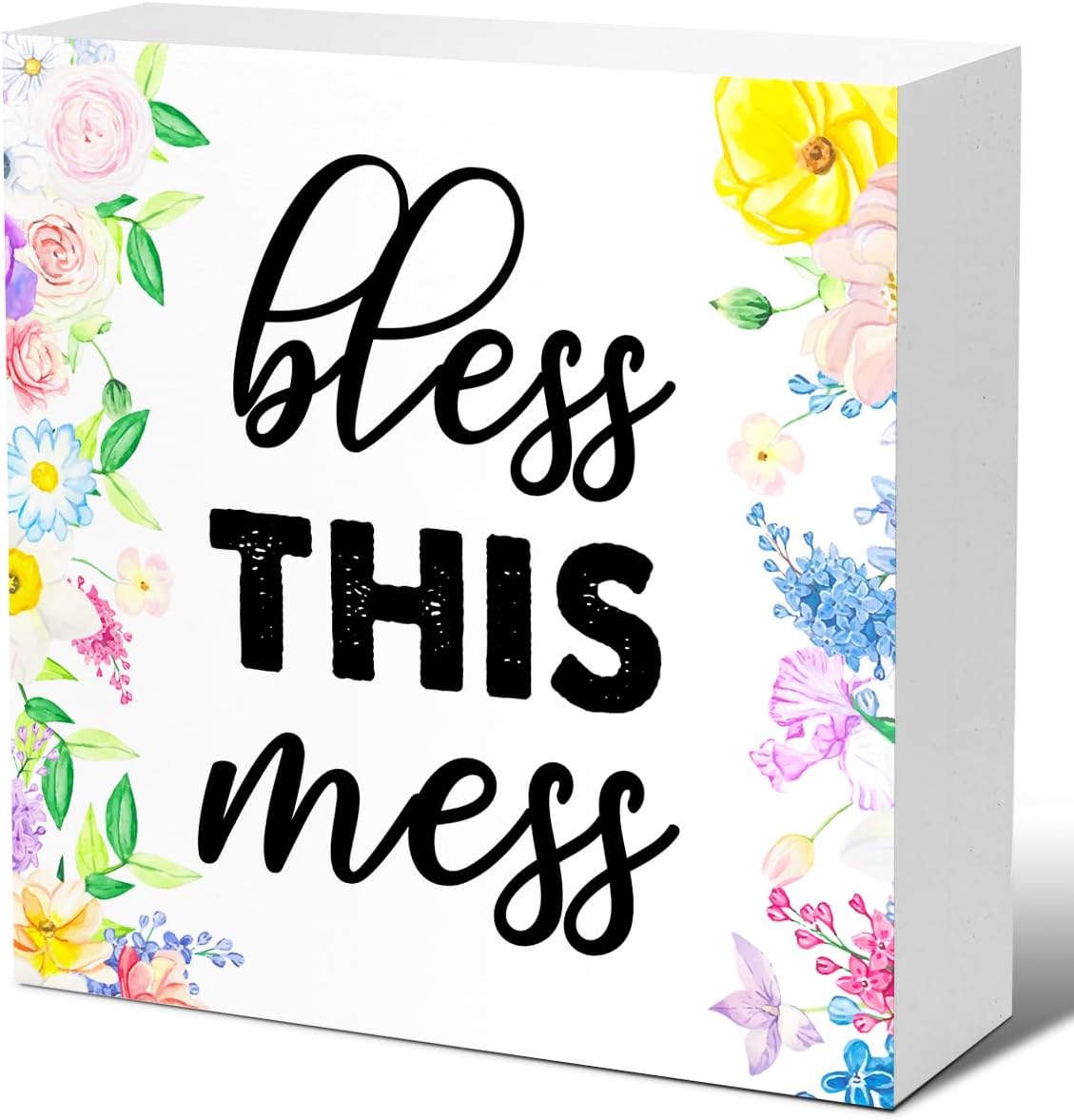 Humorous Honey Dew Desk Decor Home Decoration Wood Box Sign Bless This ...