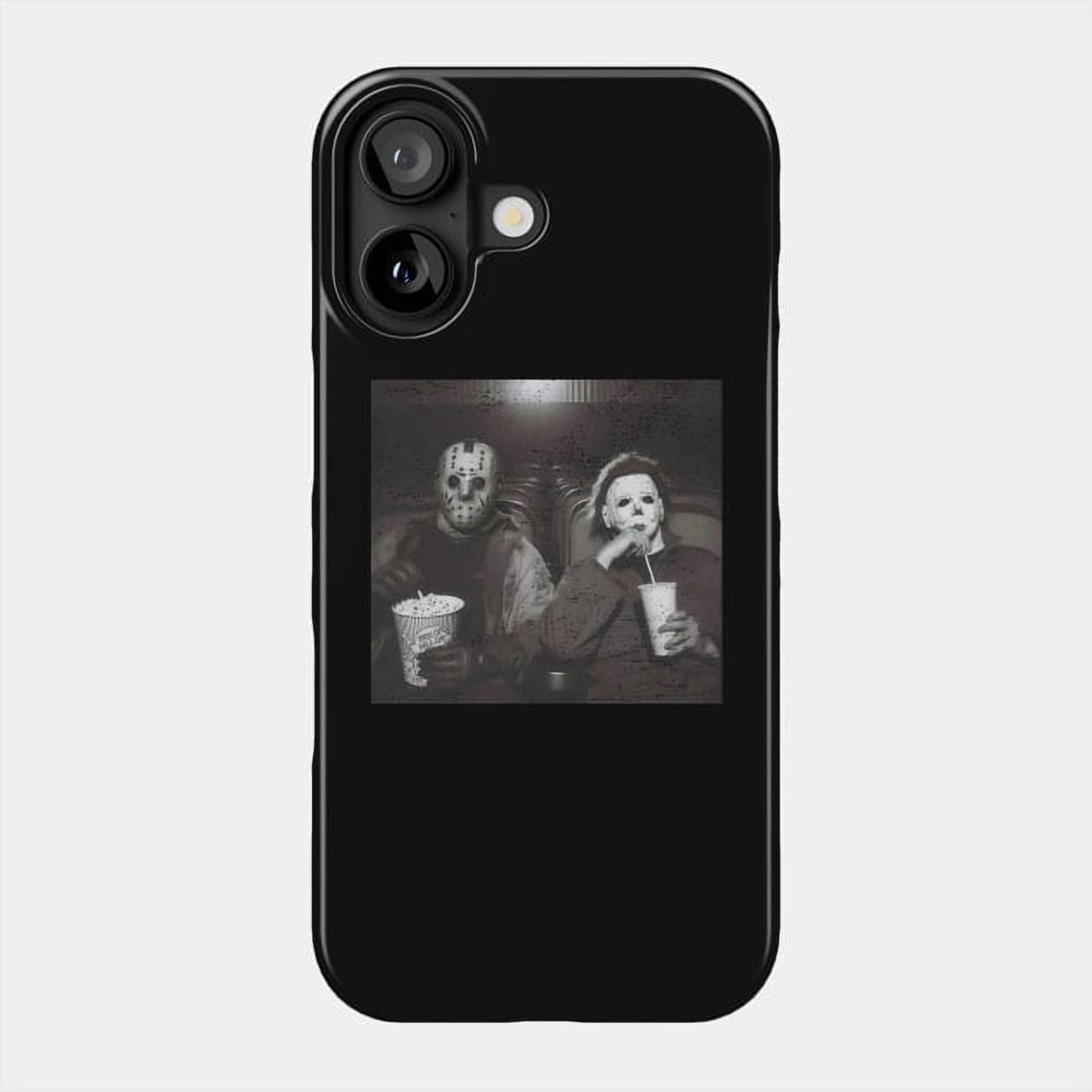 Humorous Horror Movie Villains as Friends Case for Apple iPhone 11-17 ...