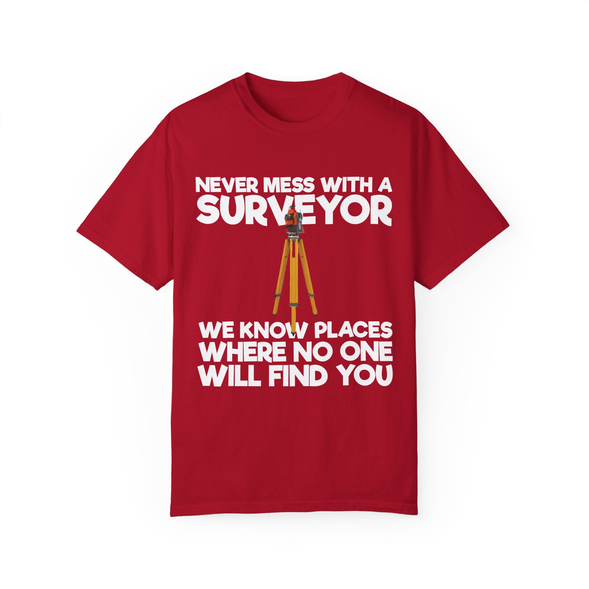 Humorous Land Surveyor Cartography Graphic Gift Cute Field Survey ...
