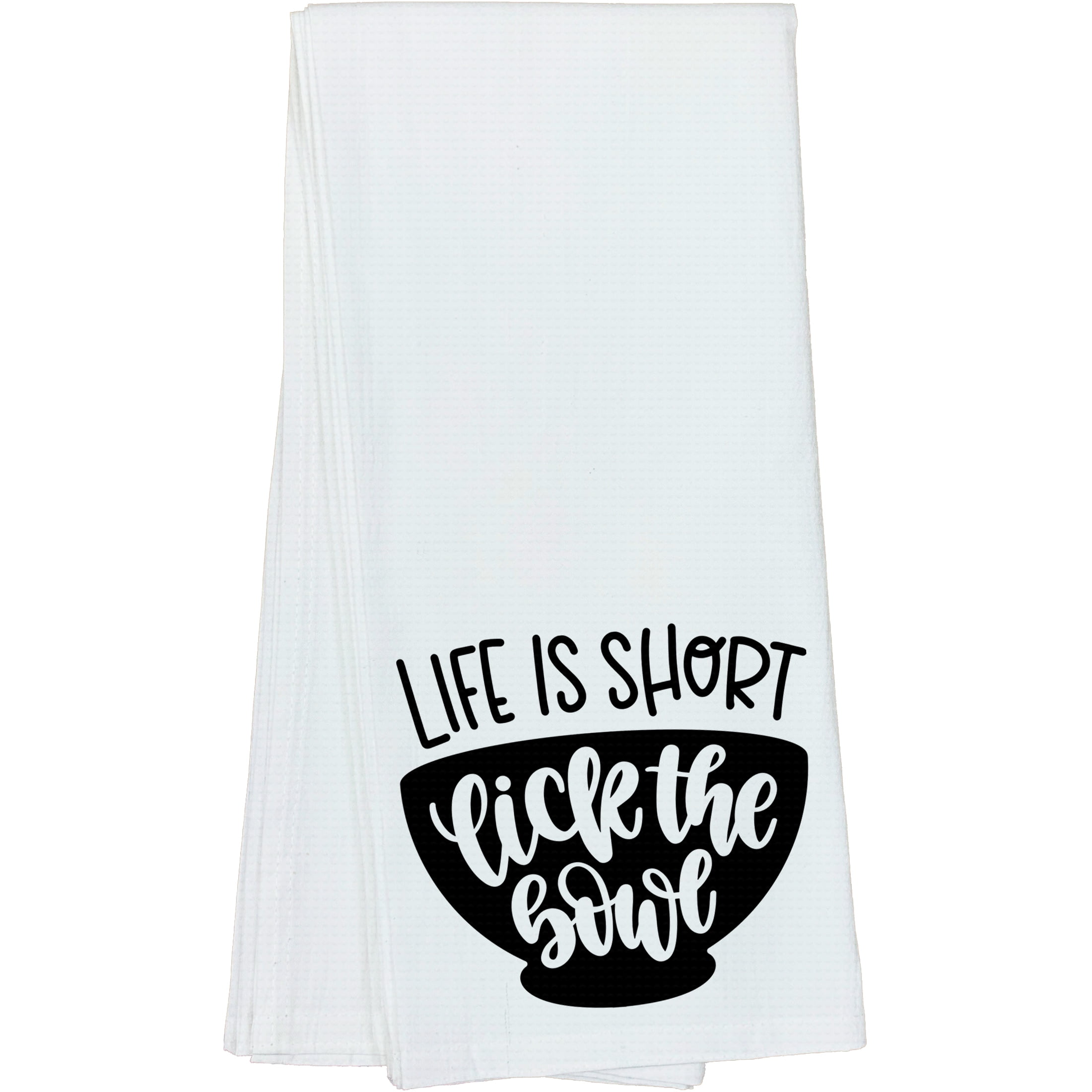 Humorous Life Is Short Lick The Bowl Housewarming Gift Idea For Friends ...