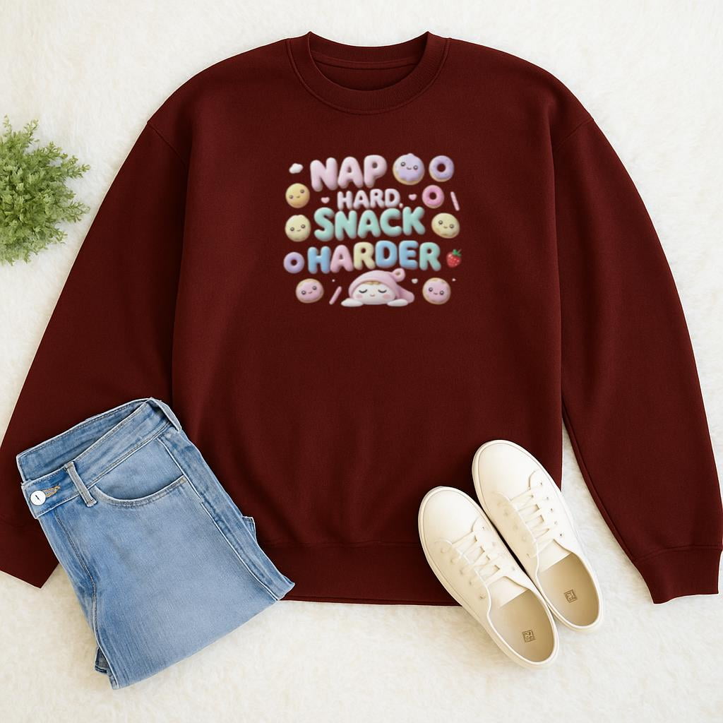 Humorous Nap Hard Saying In A Classic Style Themed Graphic Art Print ...