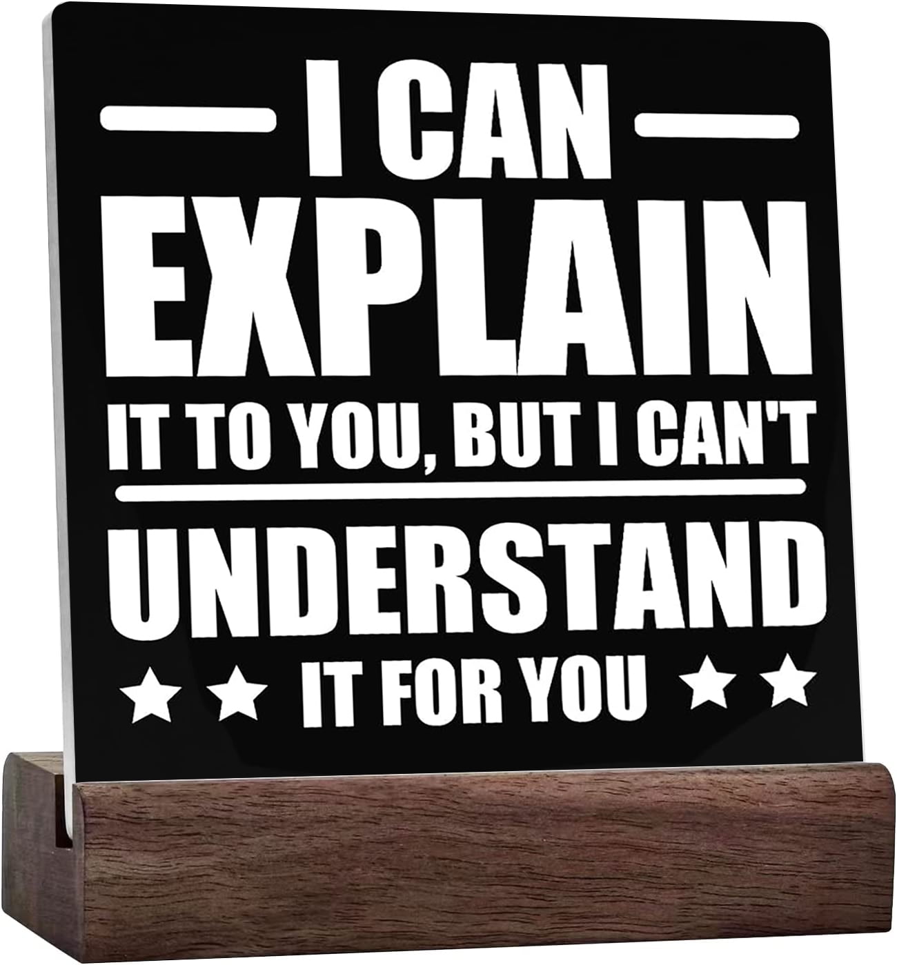 Humorous Office Desk Decor Ceramic Table Sign For Home Office Family ...