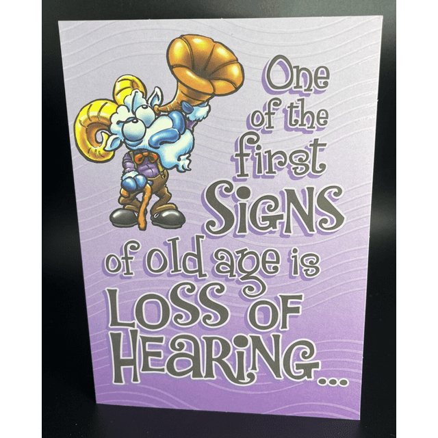 Humorous Old Age Birthday Greeting Card w/Envelope - Walmart.com