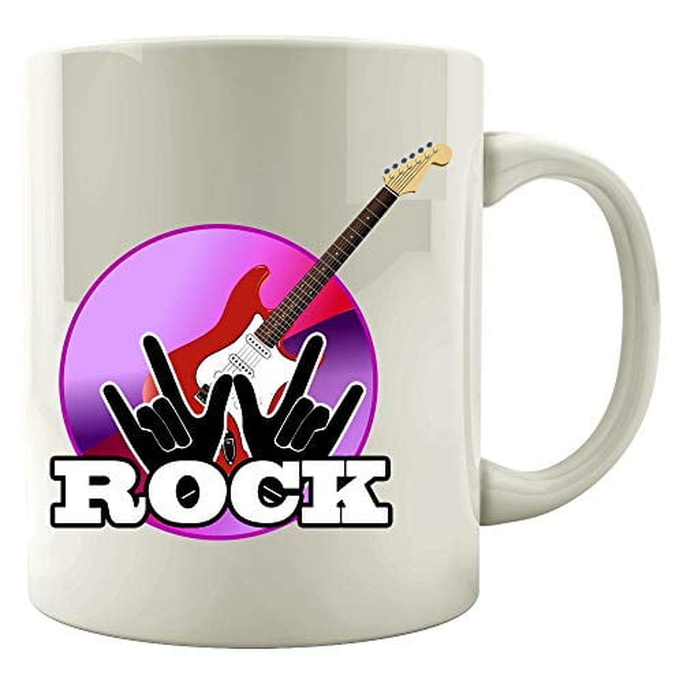 Humorous Rock Concert 11 oz Coffee Mug - Vibrant Design White Ceramic ...